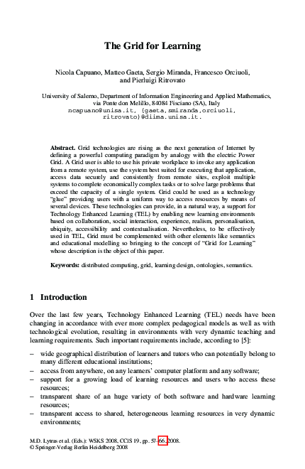 (PDF) The Grid for Learning