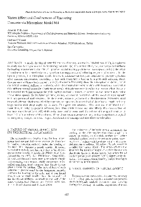 (PDF) Vertex Effect and Confinement of Fracturing Concrete Via ...