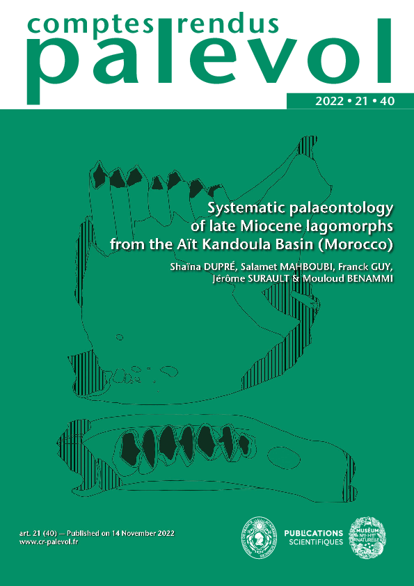 (PDF) Systematic palaeontology of late Miocene lagomorphs from the Aït ...