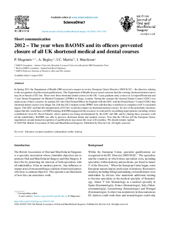 (PDF) 2012 – The year when BAOMS and its officers prevented closure of ...