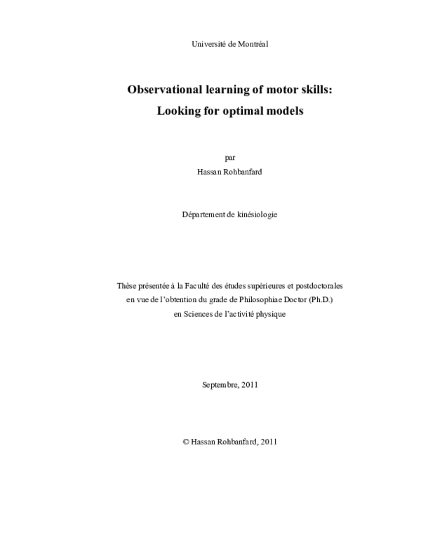 (PDF) Learning through observation: a combination of expert and novice ...