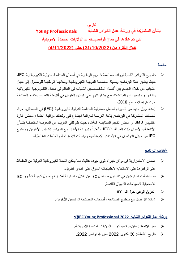 (DOC) IEC Young Professional 2022-