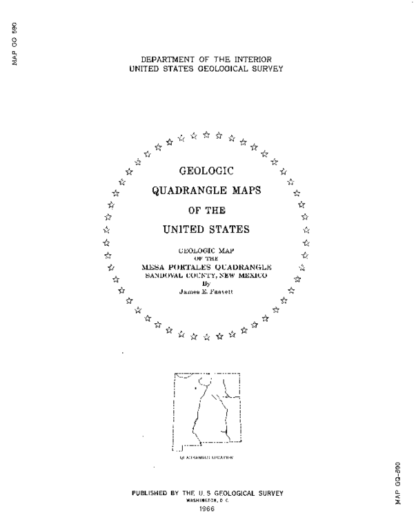 (PDF) Geologic map of the Mesa Portales quadrangle, Sandoval County ...