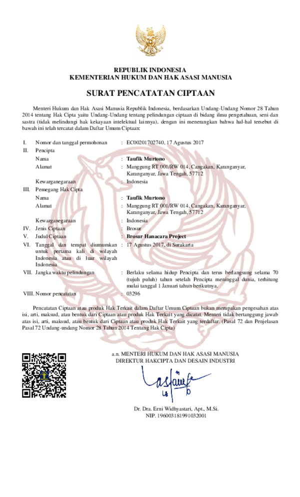 (PDF) Brosur Hanacara Project