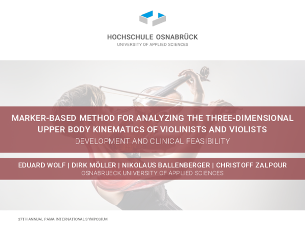 (PDF) Marker-Based Method for Analyzing the Three-Dimensional Upper ...