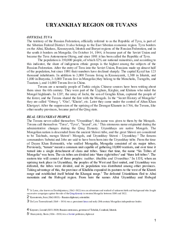 (DOC) URIANKHAI REGEON