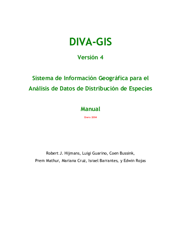 (PDF) Diva-Gis