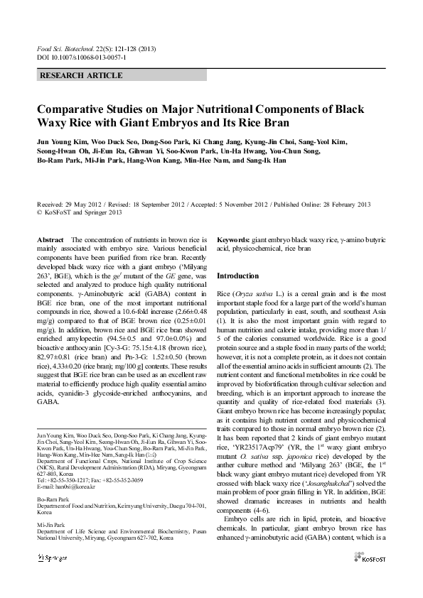 (PDF) Comparative studies on major nutritional components of black waxy ...