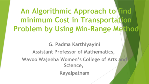 (PPT) Min Range Method