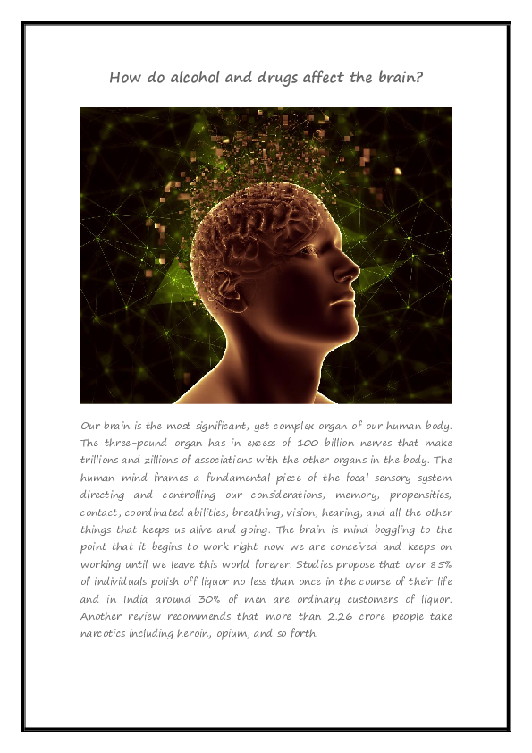 (PDF) How do alcohol and drugs affect the brain