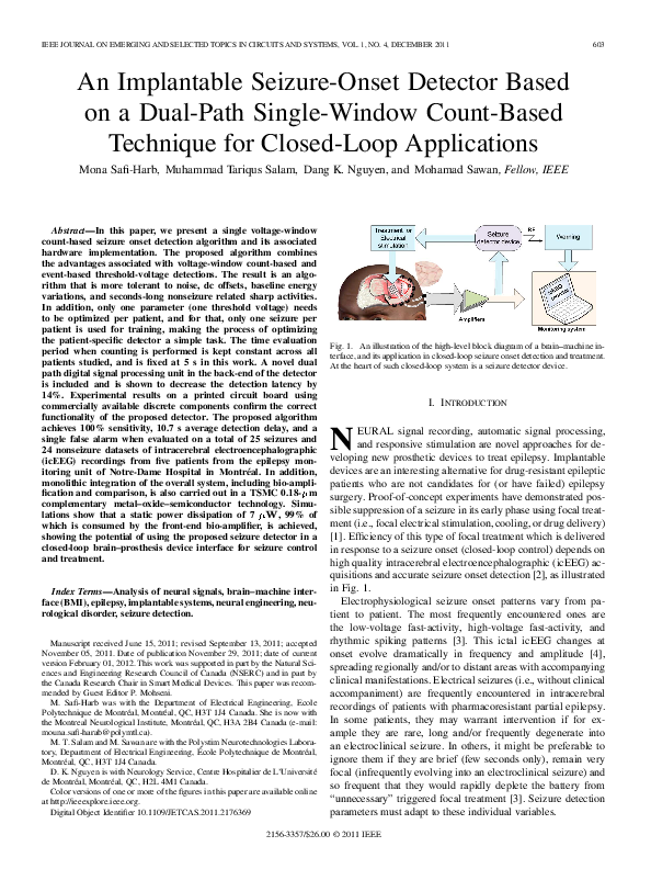 (PDF) An Implantable Seizure-Onset Detector Based on a Dual-Path Single ...