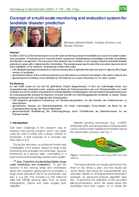Pdf Concept Of A Multi Scale Monitoring And Evaluation System For