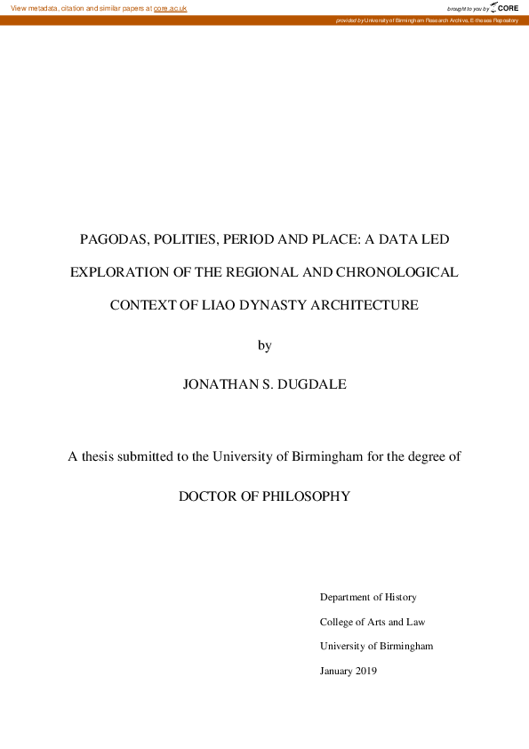 (PDF) Pagodas, polities, period and place: a data led exploration of ...