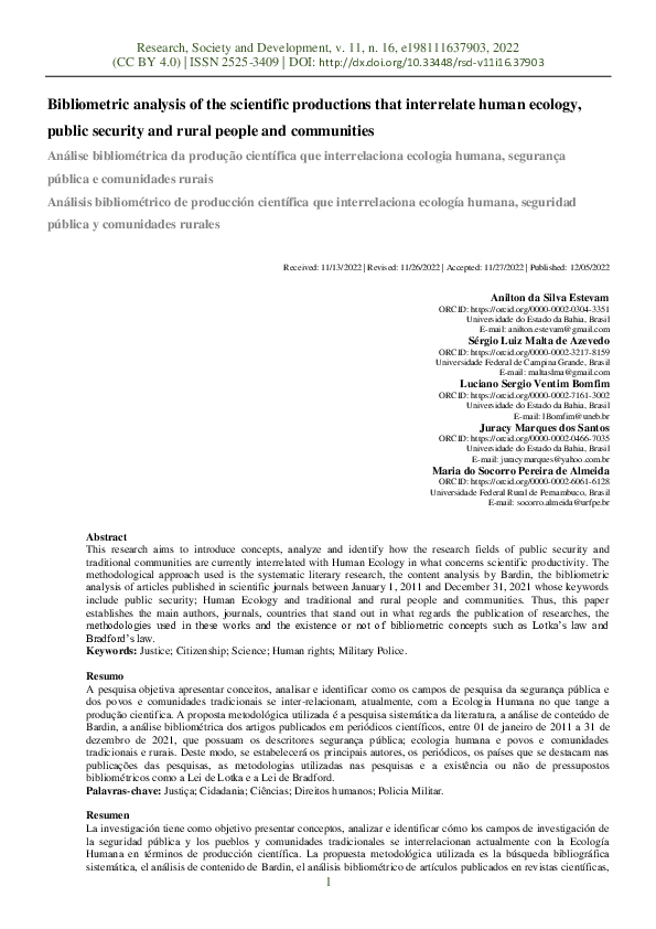 (PDF) Bibliometric analysis of the scientific productions that ...