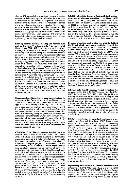 Pdf Detection Of Multiple Input Bridging And Stuck On Faults In Cmos Logic Circuits Using 5264