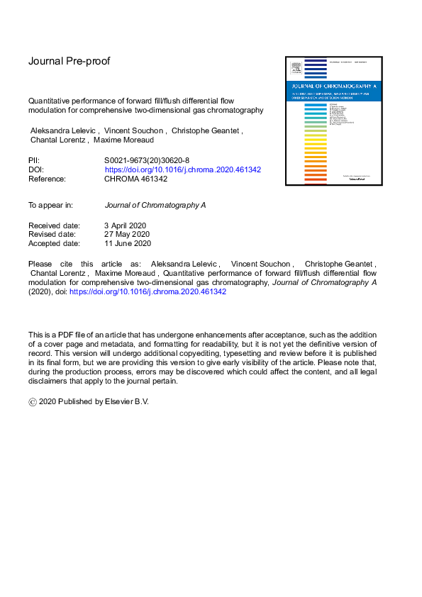 (PDF) Quantitative performance of forward fill/flush differential flow ...