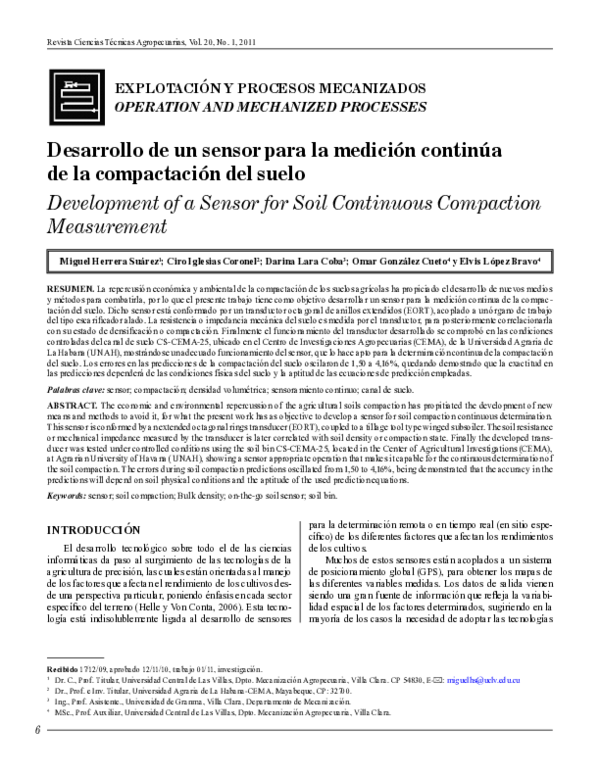 (PDF) Development of a Sensor for Soil Continuous Compaction Measurement | Darina Lara Coba ...