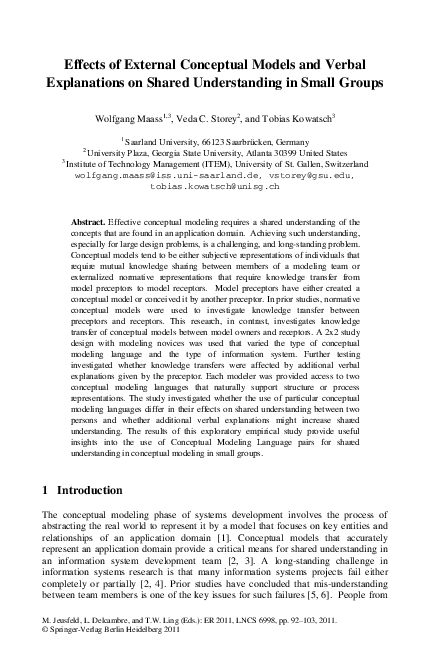 (PDF) Effects of External Conceptual Models and Verbal Explanations on ...