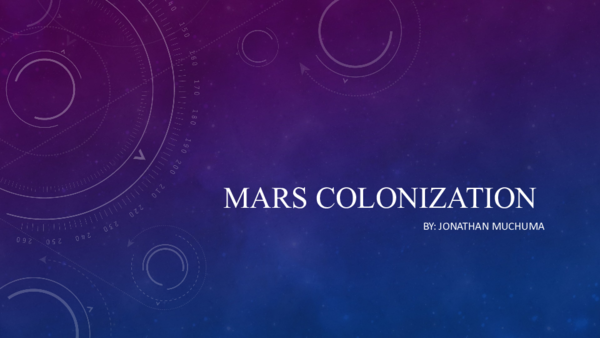 (PPT) Mars Colonization