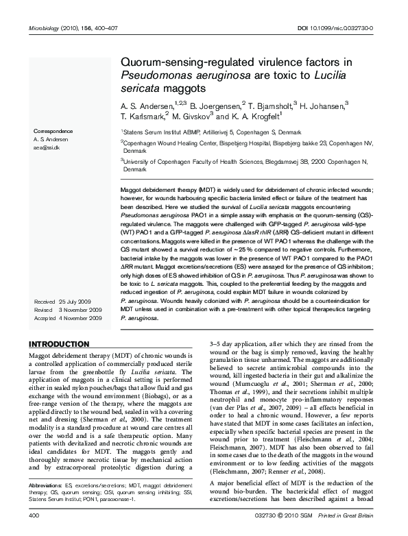 (PDF) Quorum-sensing-regulated virulence factors in Pseudomonas ...