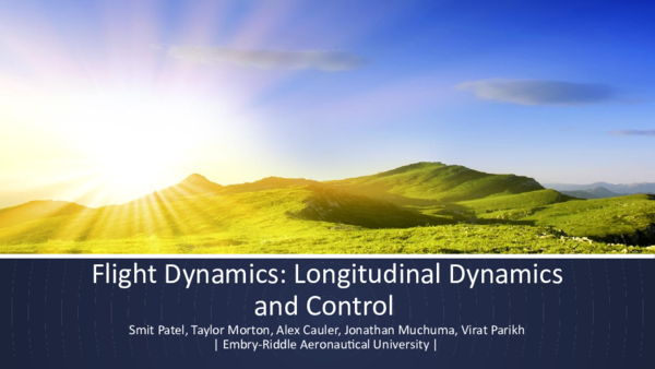 (PPT) Longitudinal Dynamics and Control