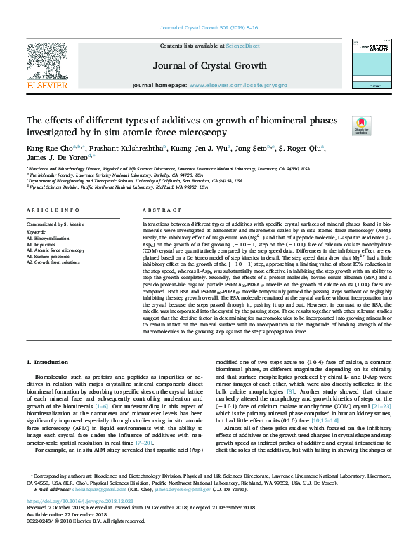 (PDF) The effects of different types of additives on growth of ...