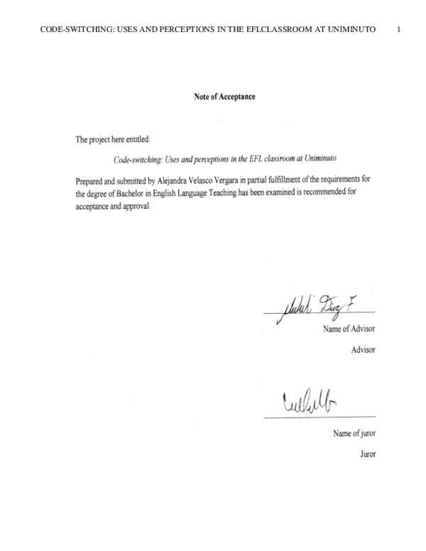 Pdf Teacher Code Switching In Efl Classrooms