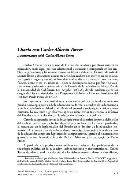 (PDF) Charla con Carlos Alberto Torres: [Carlos Alberto Torres es uno ...