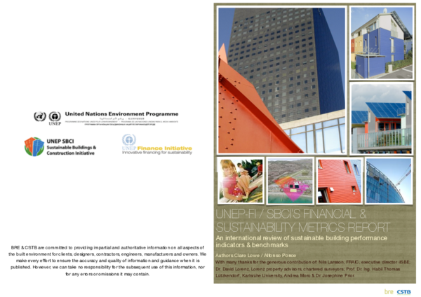 (PDF) UNEP-FI / SBCI’S Financial & Sustainability Metrics Report - An ...