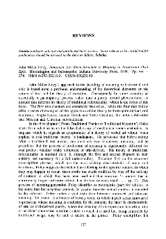 (PDF) Review of John Miles Foley, Immanent Art. From Structure to ...