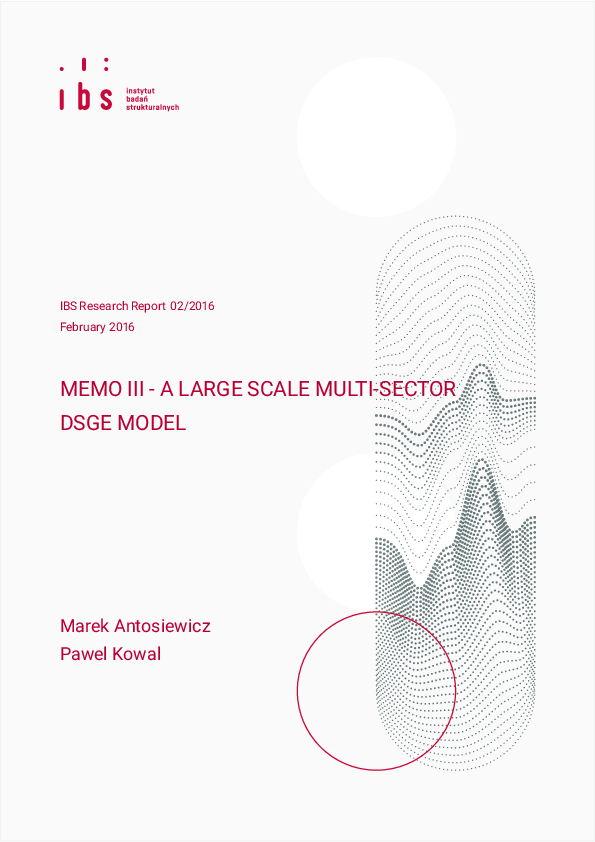 (PDF) III-A Large Scale Multi-Sector Dsge Model