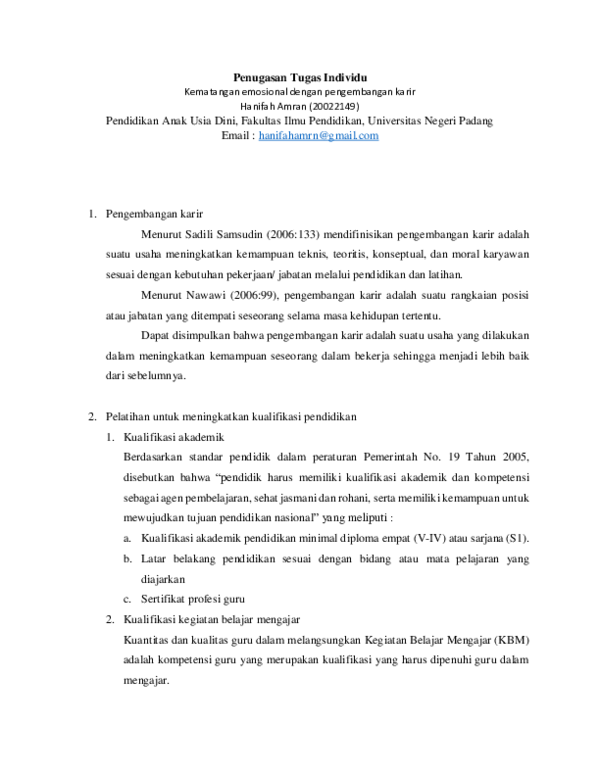 (PDF) Penugasan Tugas Individu