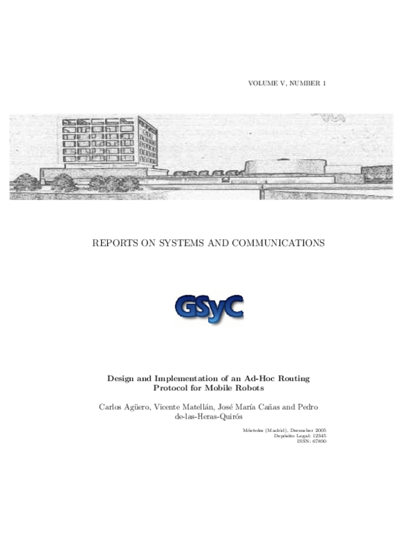 Pdf Design And Implementation Of An Ad Hoc Routing Protocol For