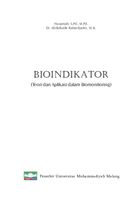 (PDF) Husamah Rahardjanto - Bioindikator dan Biomonitoring