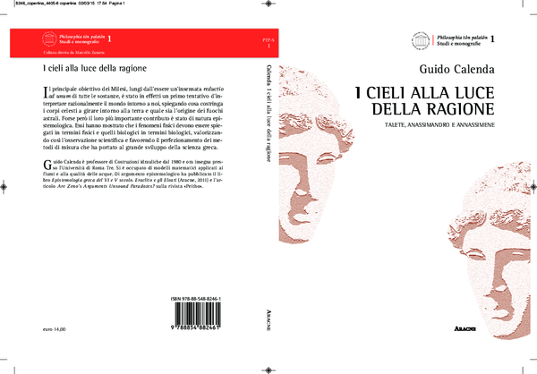 (PDF) I cieli alla luce della ragione. Talete, Anassimandro e Anassimene