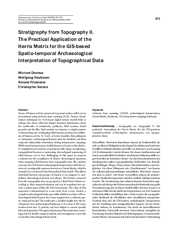 (PDF) Stratigraphy from Topography II - The practical application of ...