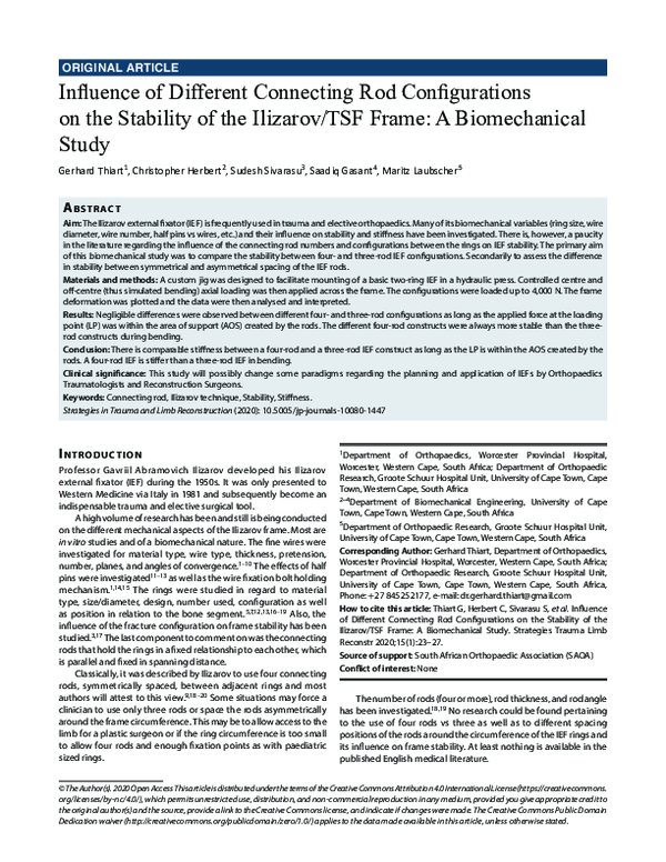 (PDF) Influence of Different Connecting Rod Configurations on the ...