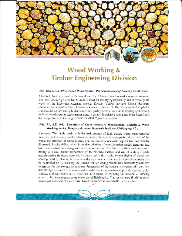 (PDF) } Wood Working & Timber Engineering Division Pages