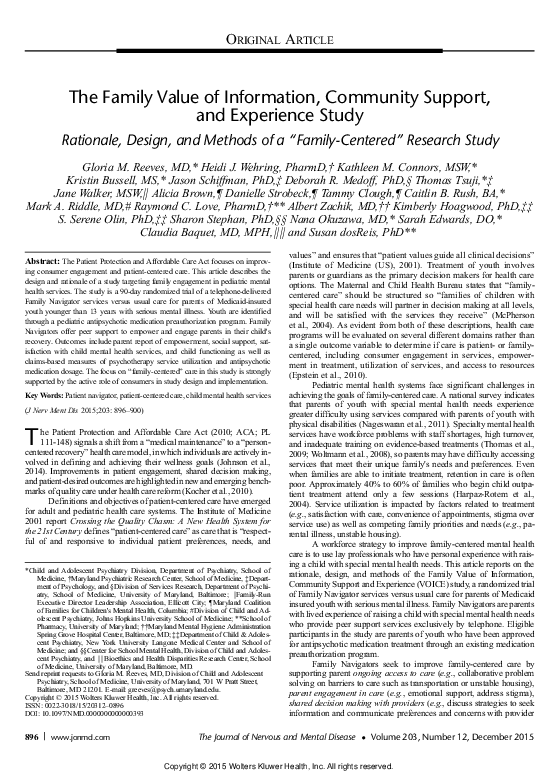 (PDF) The Family Value of Information, Community Support, and ...