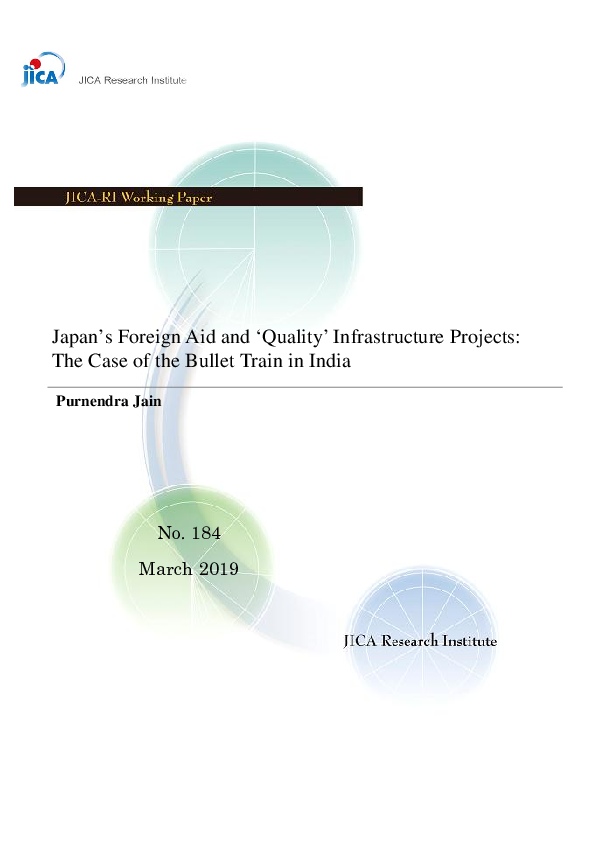 (PDF) Japan's Foreign Aid and 'Quality' Infrastructure Projects: The ...