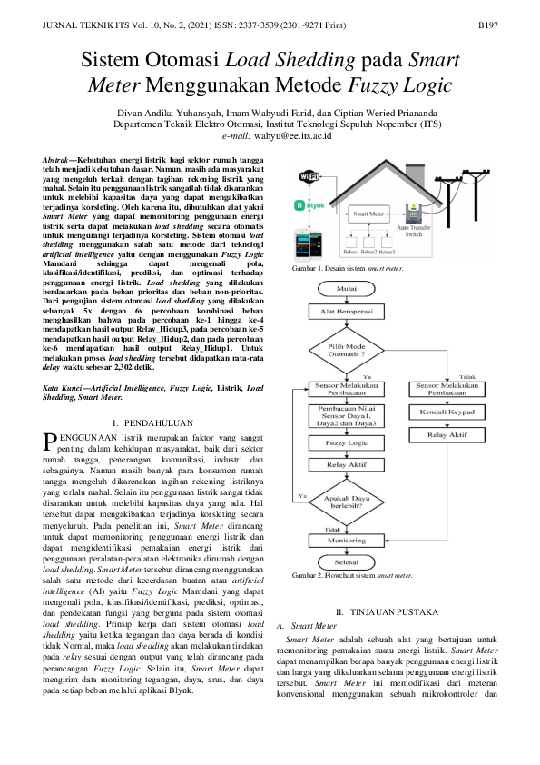 (PDF) Sistem Otomasi Load Shedding pada Smart Meter Menggunakan Metode ...