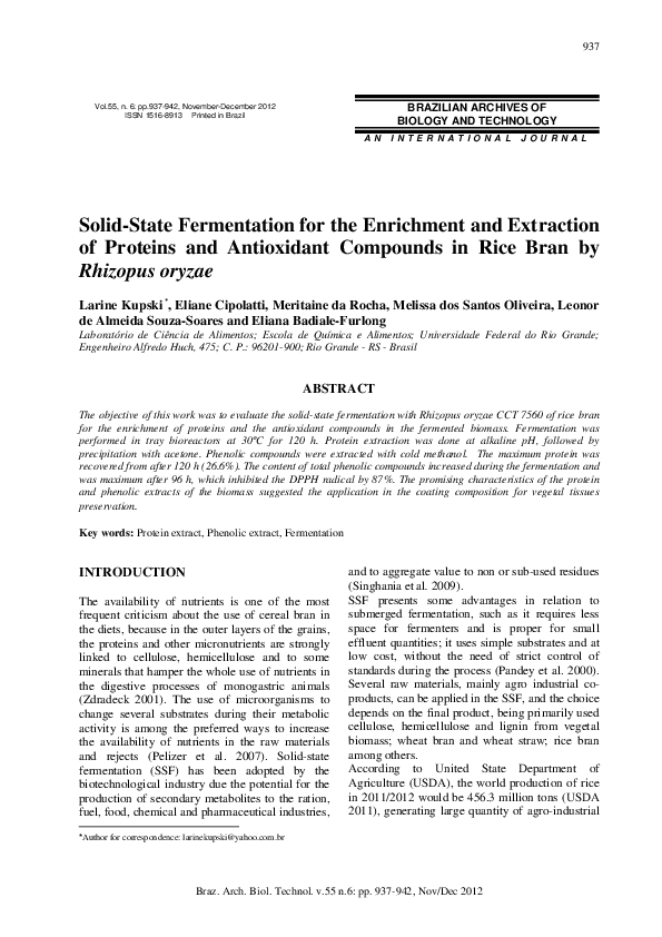 (PDF) Solid-state fermentation for the enrichment and extraction of ...