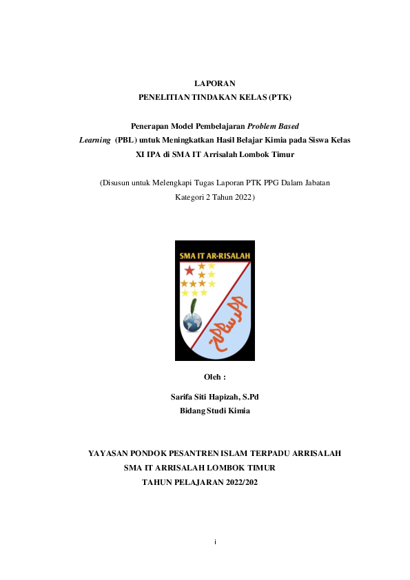 (PDF) LAPORAN PTK FIX