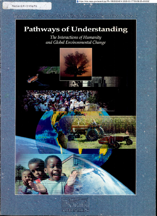 (PDF) Pathways of understanding: The interactions of humanity and global environmental change