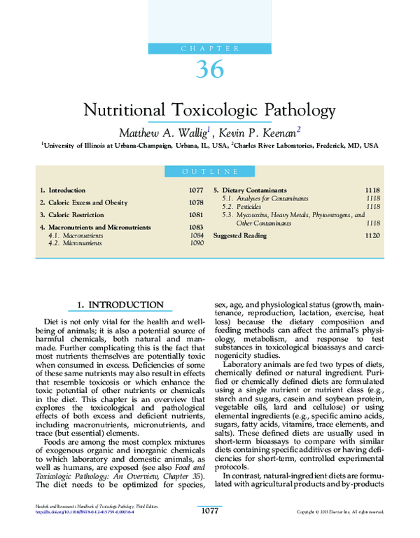 (PDF) Haschek and Rousseaux's Handbook of Toxicologic Pathology