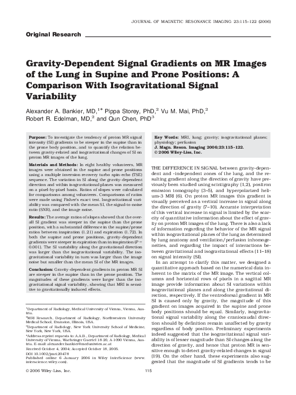 (PDF) Gravity-dependent signal gradients on MR images of the lung in ...