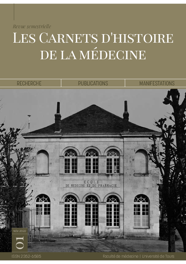 (PDF) Les Carnets d'histoire de la médecine N°1-présentation