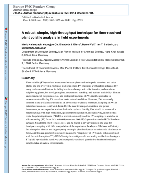 (PDF) A robust, simple, high-throughput technique for time-resolved ...