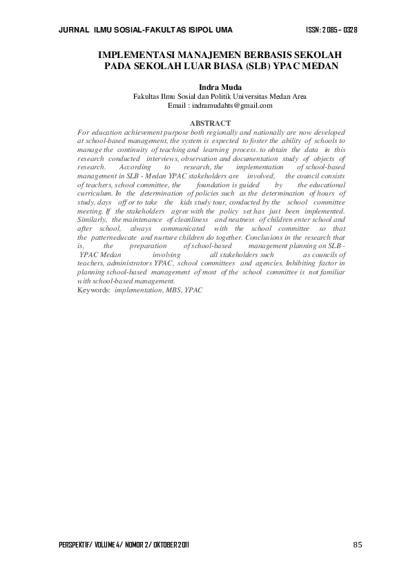 (PDF) Implementasi Manajemen Berbasis Sekolah Pada Sekolah Luar Biasa ...