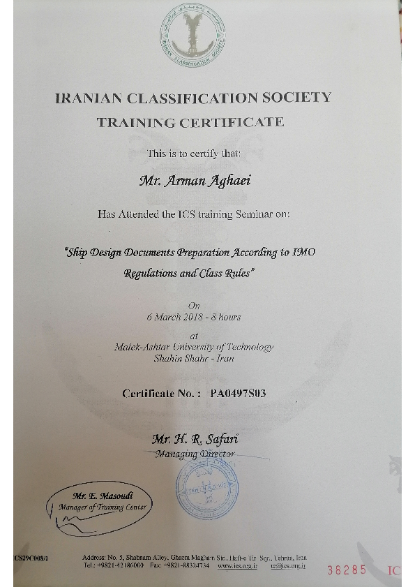 (PDF) Ship Design Documents Preparation According to IMO Regulations ...